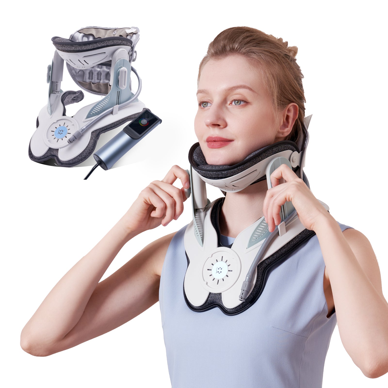 Neck Traction Device for Neck Pain Relief – Alphay Medical